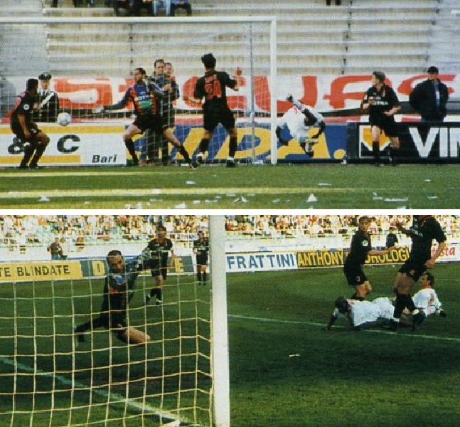 73) Bari - Milan, 5 aprile 1998 - U Bàr iè fort (?) - Cristiano ...